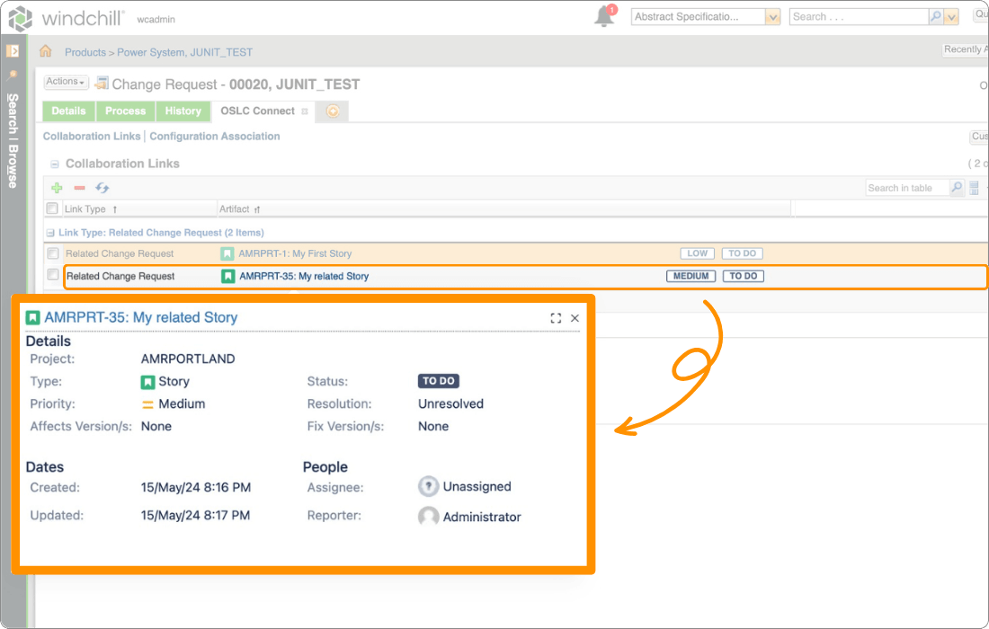 OSLC Connect for PTC Windchill and Jira - SodiusWillert